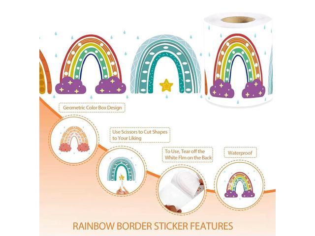 Click here for Boho Rainbow Bulletin Board Borders-Classroom Bull... prices