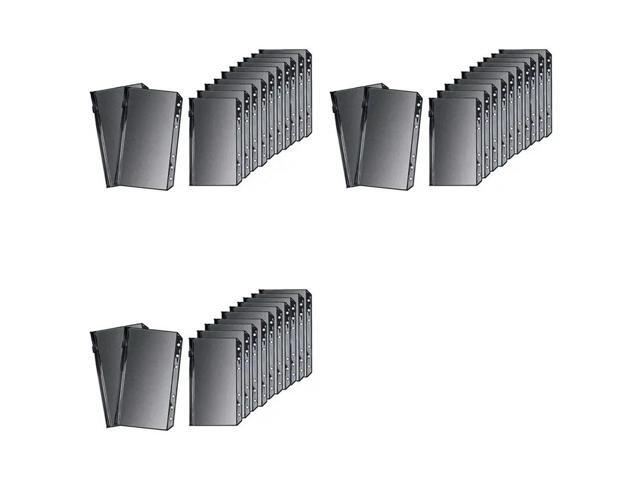 Click here for 36Pcs Black A6 Binder Pockets PVC Cash Envelopes B... prices