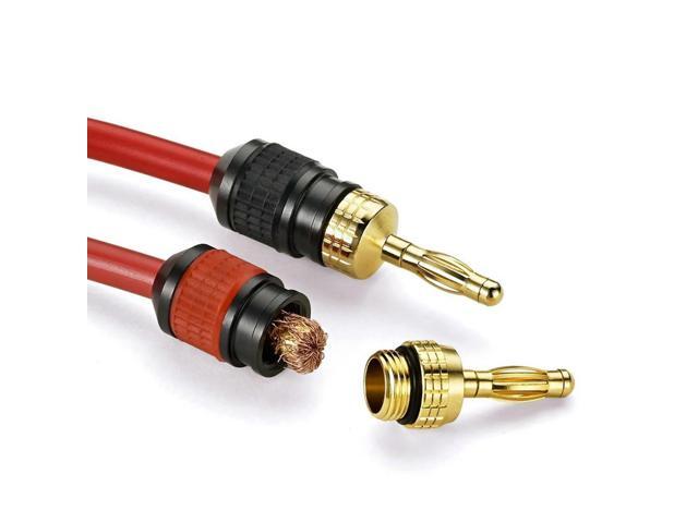 Click here for 12X Premium Plated Quick Connect Banana Plugs: Saf... prices