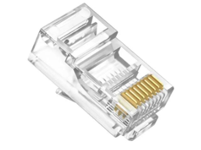 Click here for 100Pcs Crimp CAT6 RJ45 Pass Through Connectors 8P8... prices