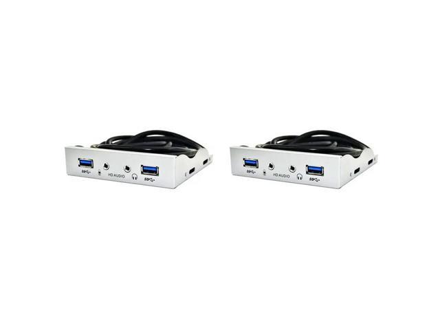 Click here for 2X 2 Port USB 3.0 Hub W/ HD Audio 3.5Mm Earphone J... prices