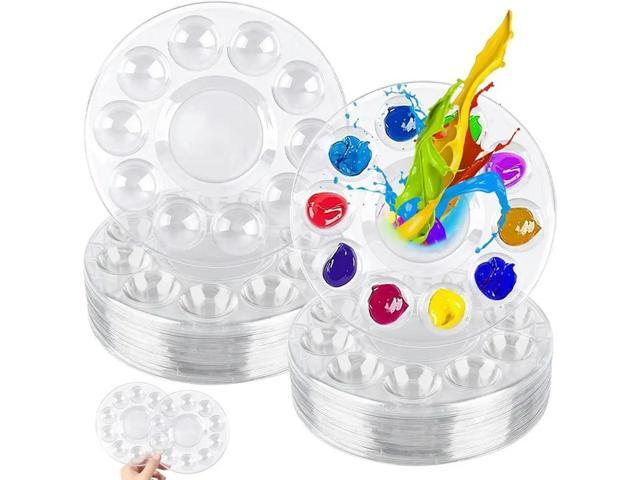 Click here for For Art DIY Clear Paint Tray 100 Pcs  5.7 In Round... prices
