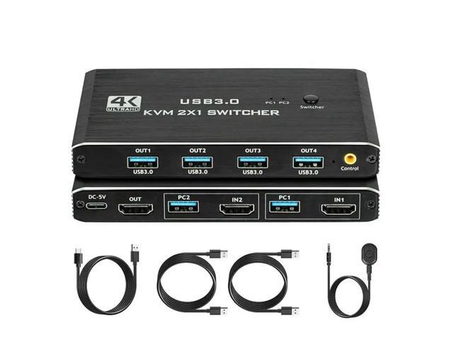 Click here for USB 3.0 KVM Switch With Remote For 2 Computers Sha... prices
