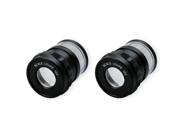 Click here for 2Pcs Hand-Held Microscope Magnifying Glass 10X- Je... prices