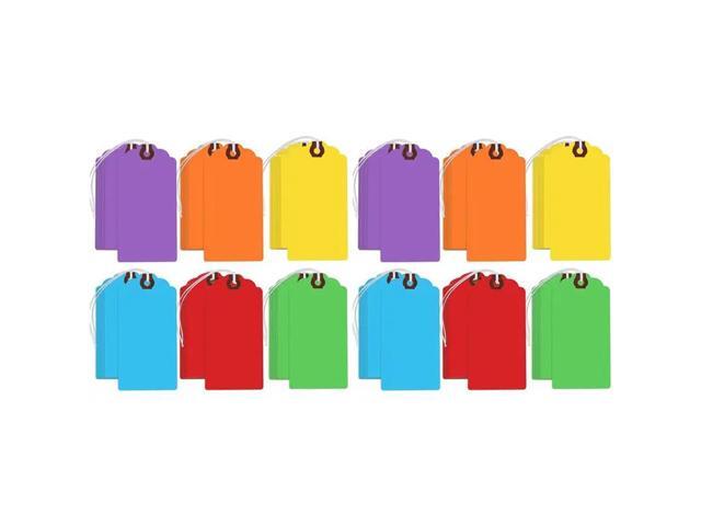 Click here for 600Pcs Colored Hang Tags With Elastic Strings Blan... prices
