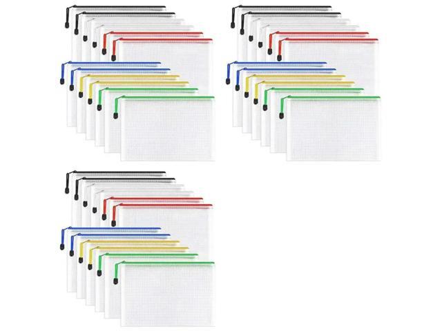 Click here for 36Pcs A4 Zip Folders Mesh Zipper Pouch Document Ba... prices