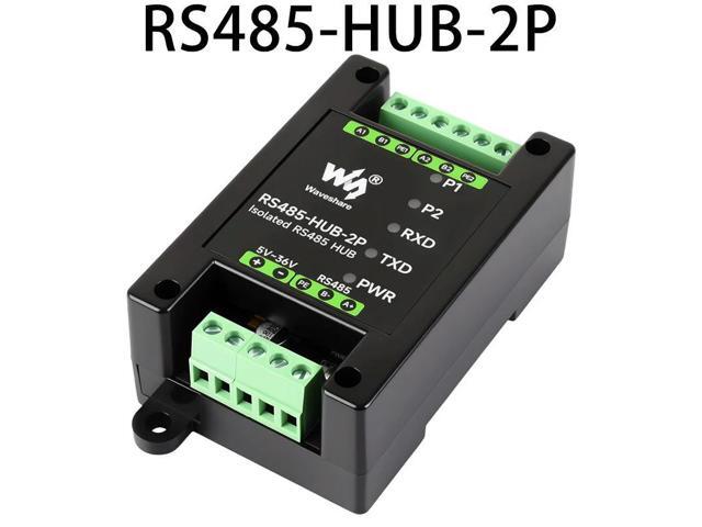 Click here for Industrial-grade isolated 2-way RS485 hub repeater... prices