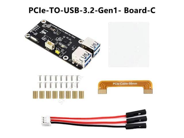Click here for Pi 5 PCIe to USB3.2 Gen1 Hub 5Gbps For Pi OS Drive... prices