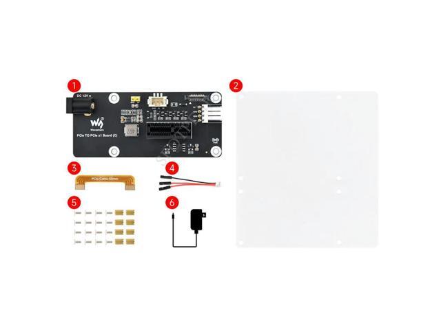Click here for Pi 5 PCIe FFC Connector to Standard PCIe x1 Slot (... prices