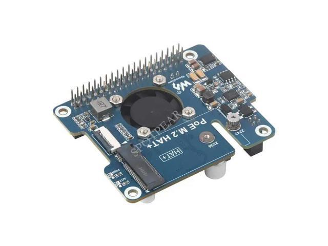 Click here for Pi 5 POE + PCIe to M.2 NVMe SSD Board HAT+ Pi5 224... prices