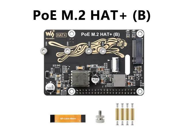 Click here for Pi 5 PoE Power And PCIe M.2 NVMe SSD HAT PLUS (B)... prices