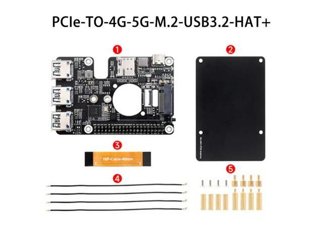 Click here for Pi 5 PCIe to M.2 4G/5G USB 3.2 HUB For SIMCom Quec... prices