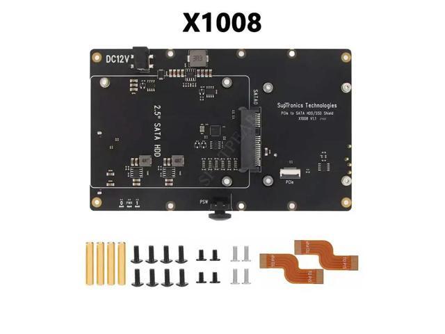 Click here for X1008 Pi 5 PCIe to 2.5 3.5 SATA HDD/SSD Dual Doubl... prices