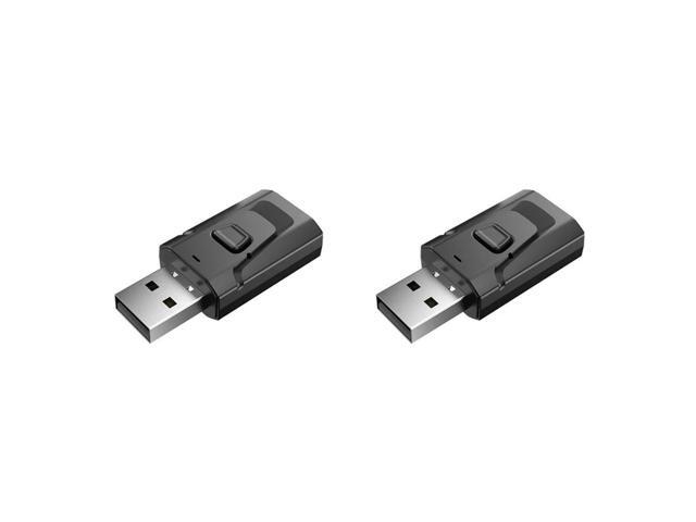 Click here for 2X 4-In-1 Bluetooth 5.0 USB Bluetooth Transmitter... prices