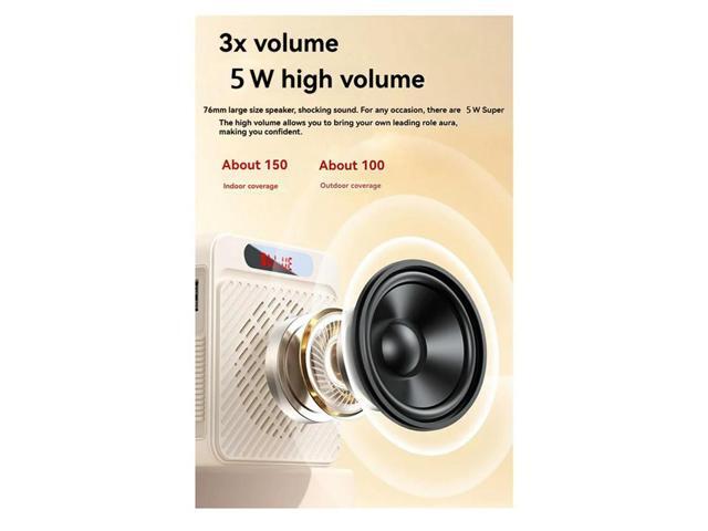 Click here for Voice Amplifier 5W 1200Mah Multifunctional Persona... prices