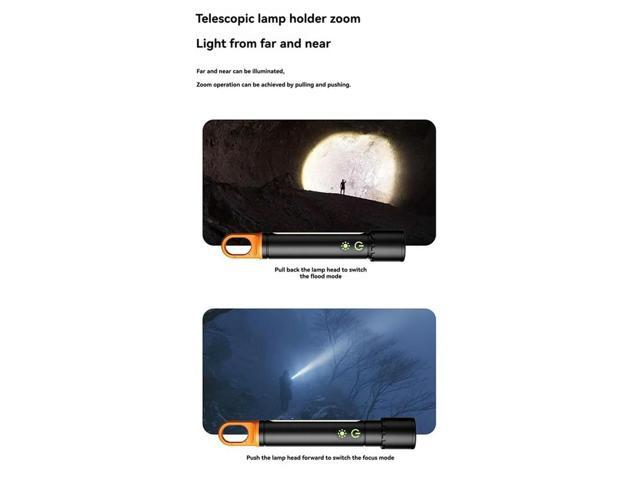 Click here for Zoom Flashlight 3500Mah Type-C Charging With Side... prices