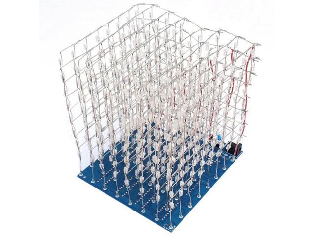 Click here for DIY Kit LED Cube Light 3D8 8X8x8 3D Led Cube Solde... prices