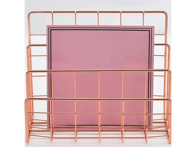Click here for 3X Bookshelf Office Desktop Rose Gold l Book Block... prices
