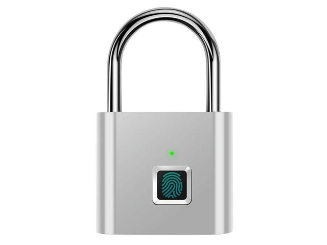 Click here for 2X Fingerprint Padlock Anti-Theft USB Charging Fin... prices