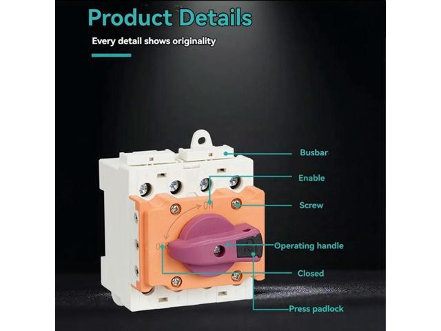Click here for Solar Isolator Switch PV DC 1200V 32A Solar Rotati... prices