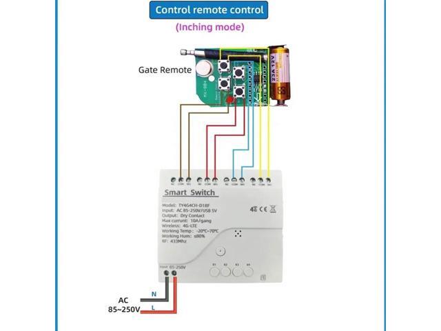 Click here for Tuya Switch 4G LTE Relay With RF 433Mhz GSM Switch... prices