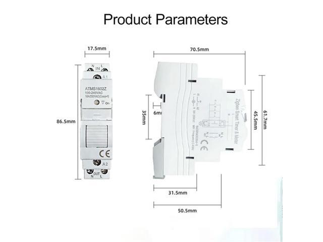 Click here for 2X ATMS 1602Z Switch 16A Din Rail 1P Remote Contro... prices