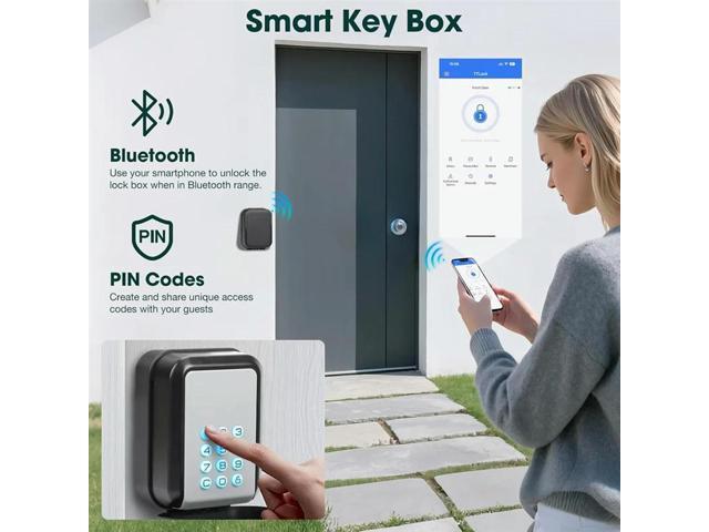 Click here for Key Lock Box Electronic With Bluetooth Connectivit... prices