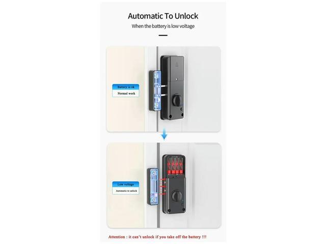 Click here for 2X Tuya App IC Card Lock For Wooden Door Bluetooth... prices