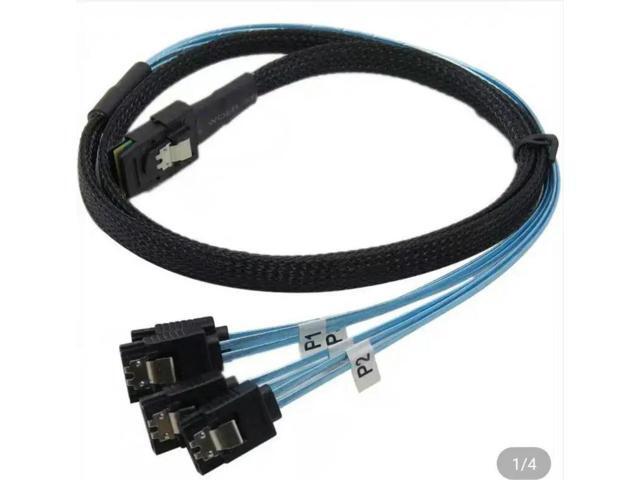 Click here for sff-8087 (4) 7-pin SATA Fanout Cable 80cm data cab... prices