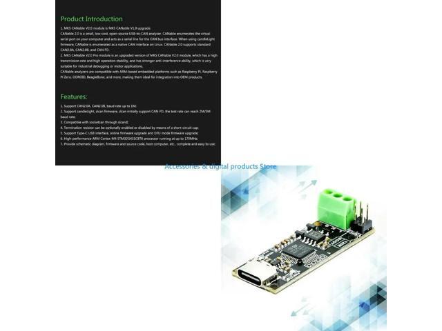 Click here for CANable 2.0 CANbus CAN2.0 for CANable USB to CAN A... prices