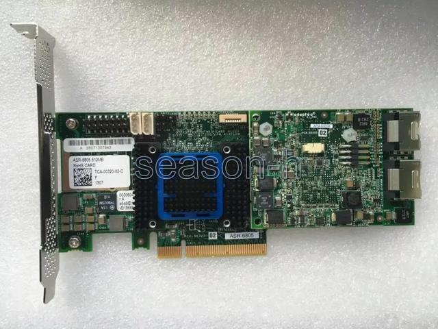 Click here for Raid 6805 SAS PCIe 8 port 512mb RAID 0  1  5  6  1... prices