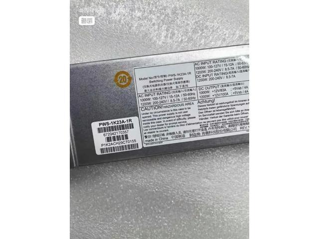 Click here for PWS-1K23A-1R 1200W POWER SUPPLY prices