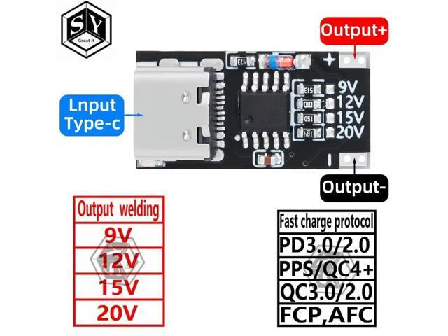 Click here for Type-C PD2.0 PD3.0 9V 12V 15V 20V Fast Charge Trig... prices