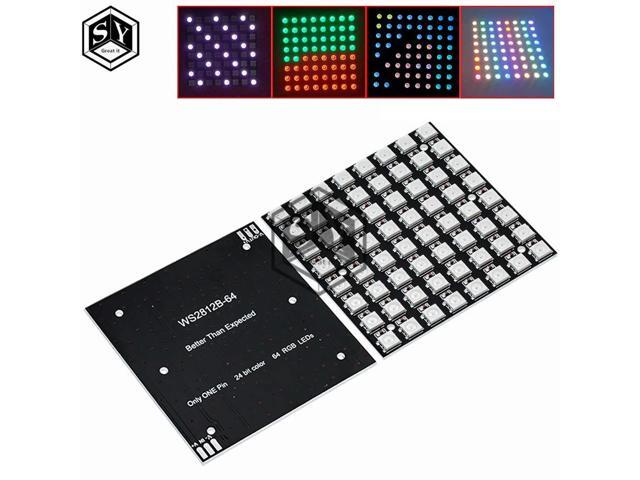 Click here for WS2812 LED 5050 RGB 8x8 64 LED Matrix for prices