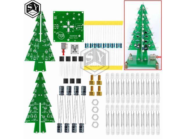 Click here for 1PCS Three-Dimensional 3D Christmas Tree LED DIY K... prices