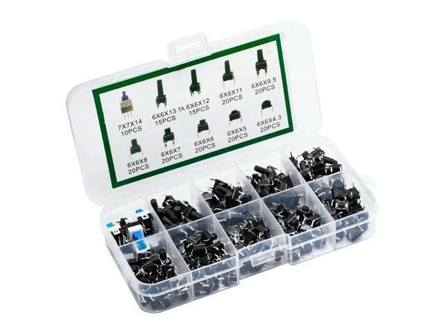 Click here for 10 Values 180PCS Tactile Push Button Switch Mini M... prices