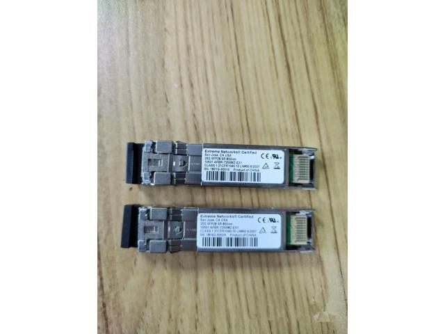 Click here for Extreme Networks 25G SFP28 SR 850NM AFBR-725SMZ-EX... prices