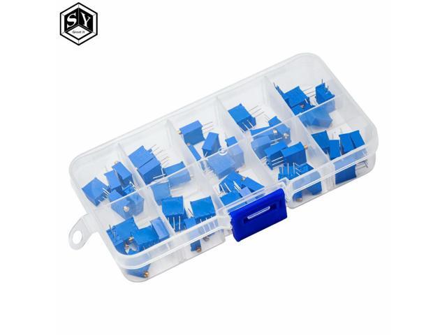 Click here for 50PCS 3296W Multiturn Trimmer Potentiometer Kit Hi... prices