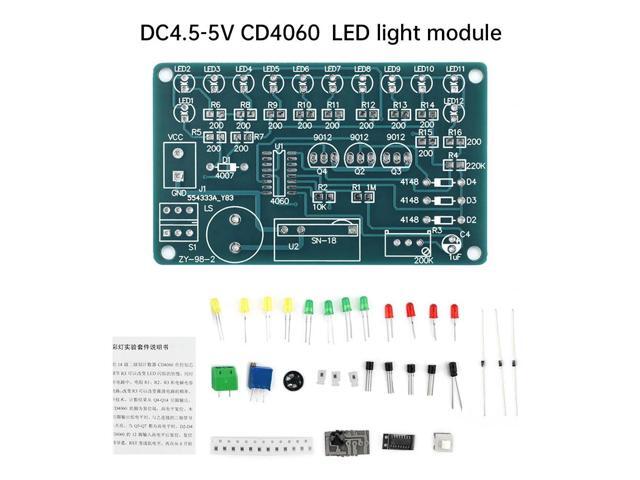 Click here for DC4.5-5V CD4060 SMT DIY Music LED Color Light Circ... prices