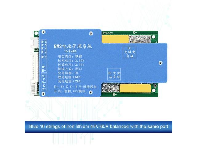 Click here for 16S 48V 60A Lithium Protection Board Same Port Act... prices