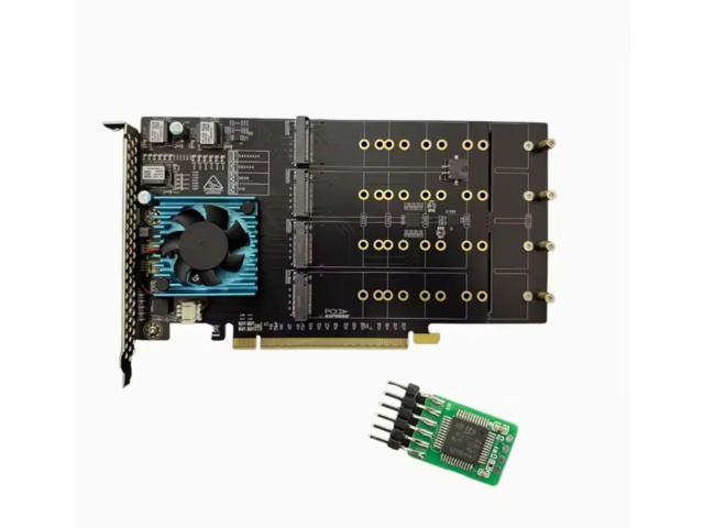 Click here for for PLX8749 Eight Disk NVME Expansion Card  Free D... prices