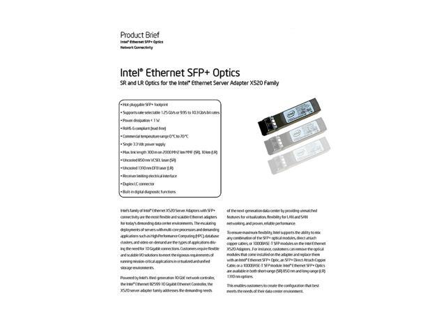Click here for 10GB SFP Module/AFBR-703SDZ-IN2/E65689-001/Inte-l... prices