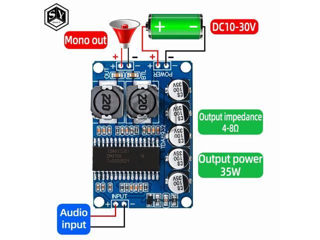 Click here for 1pcs Digital power amplifier board module 35w mono... prices