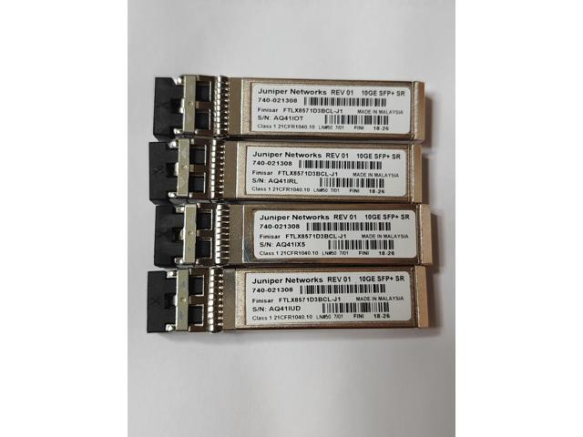 Click here for JUNIPER 10g SFP+ EX-SFP-10GE-SR 740-021308 FTLX857... prices