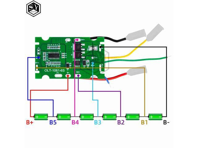 Click here for 6S 25V 2MOS 30A BMS Direct Insert Electric Tools L... prices