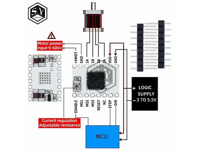 Click here for 3D Printer Accessories TB67S109 Stepper Motor Driv... prices