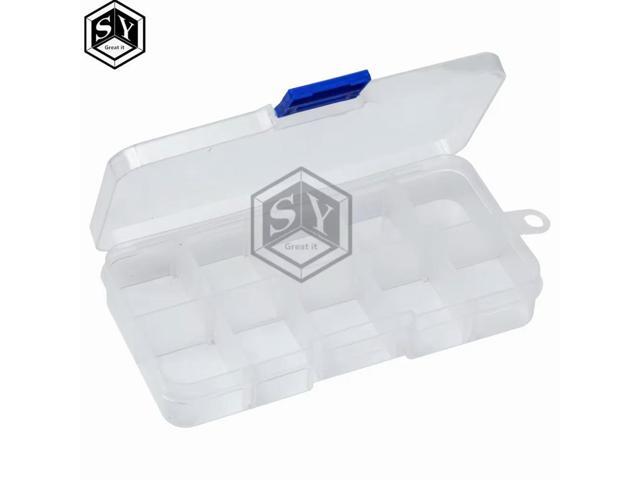 Click here for Removable 10-Grid Clear Plastic Organizer Box Stac... prices