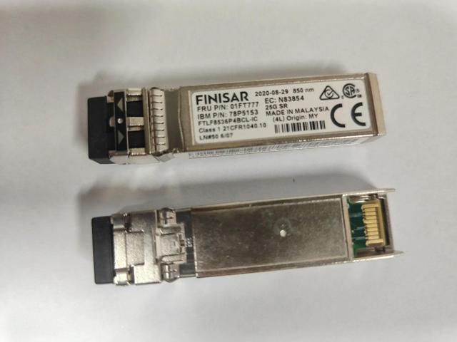 Click here for FINISAR FTLF8536P4BCL-IC 25G Optical Fiber 01FT777... prices