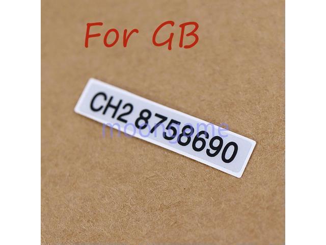Click here for 5pcs Serial Number Sticker Shell el For GB FOR GBC... prices