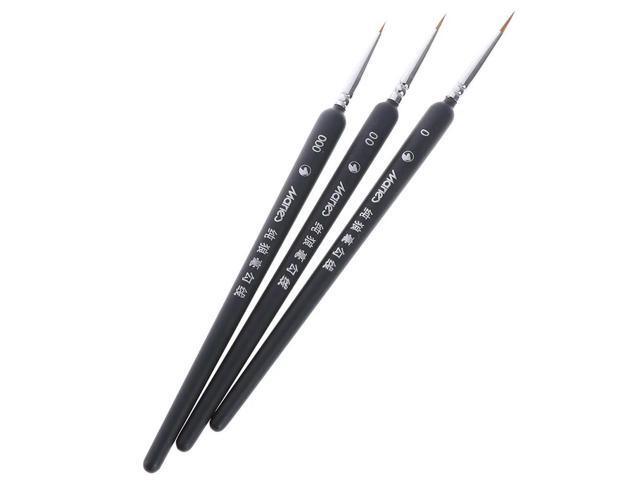 Click here for 3Pcs Miniature Paint Brush Set Professional Wolf H... prices
